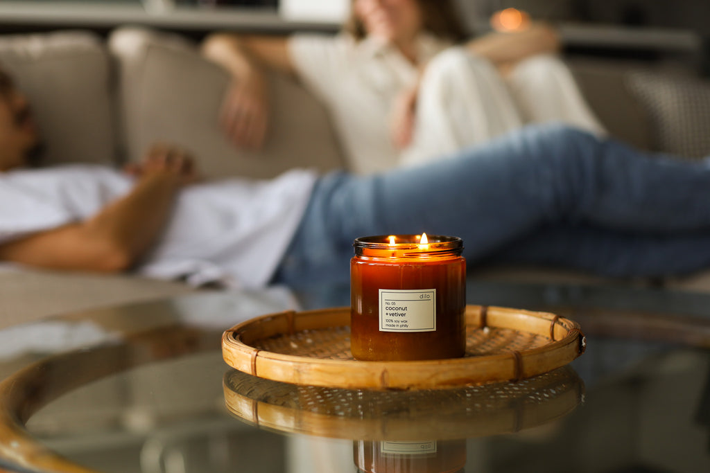 dilo homepage - design - candles - fragrance