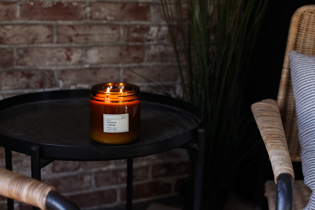 dilo homepage - design - candles - fragrance