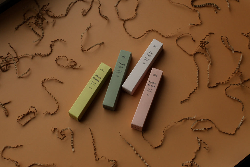 dilo homepage - design - candles - fragrance